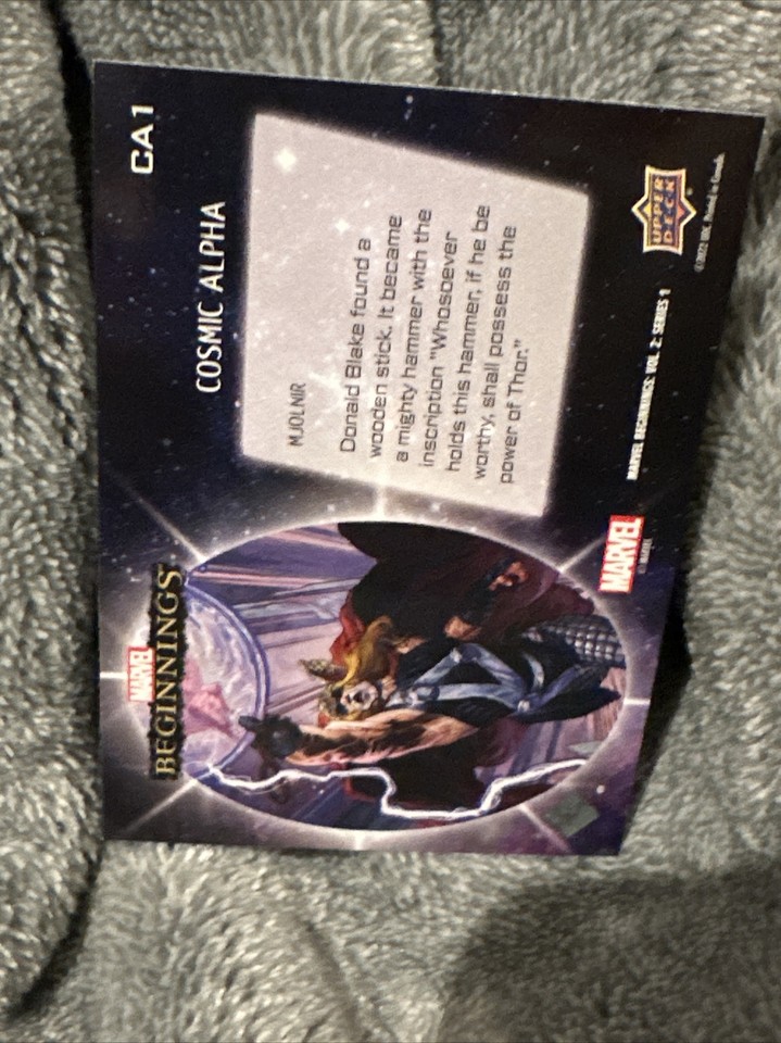 2022 Upper Deck Marvel Beginnings Series 1 Vol 2 Cosmic Alpha CA1 ...