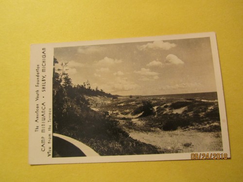 The American Youth Foundation Camp Miniwanca Shelby Michigan Real Photo ...