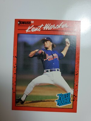 1990 Donruss Atlanta Braves Baseball Card #31 Kent Mercker Rookie | eBay