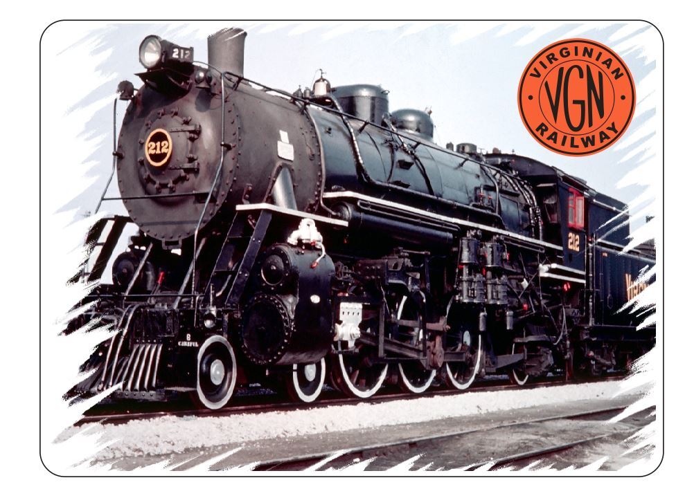 Virginian Railroad Railway Train Sticker Decal R7235 YOU CHOOSE SIZE | eBay