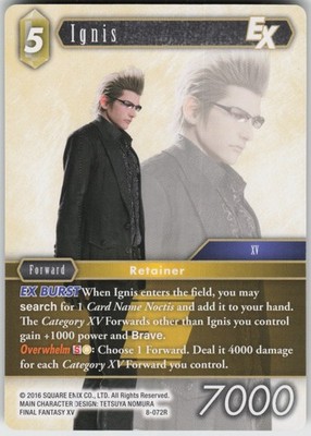 Ignis EX 8-072R Rare Opus VIII | eBay