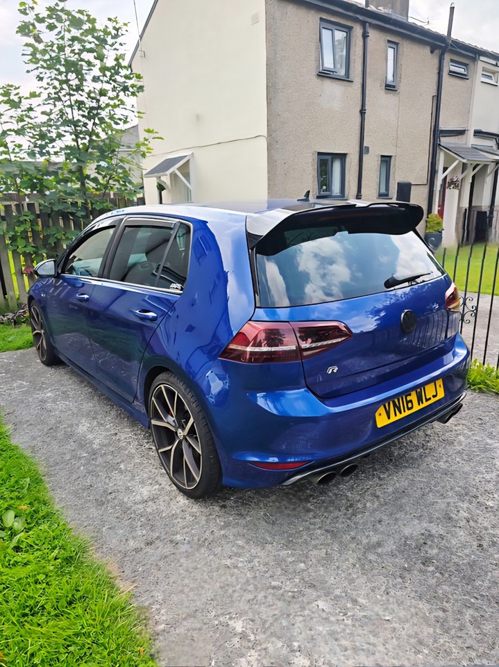 VW GOLF R DSG 2016 HPI CLEAR FSH LAPIZ BLUE MK7 STAGE 3 MODIFIED Audi ...