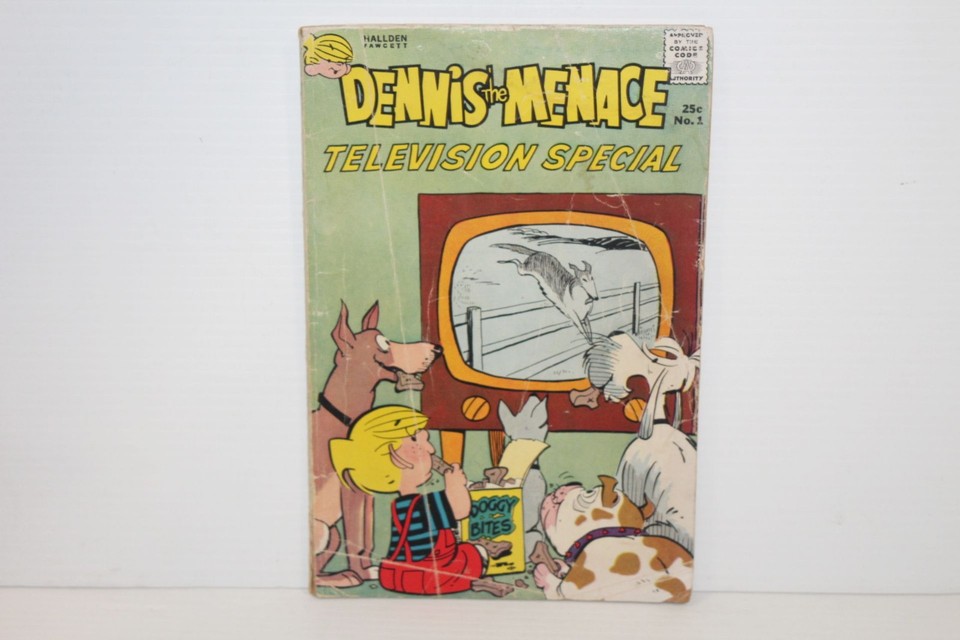 Dennis The Menace Television Special #1 - 1961 Fawcett Comics Silver ...