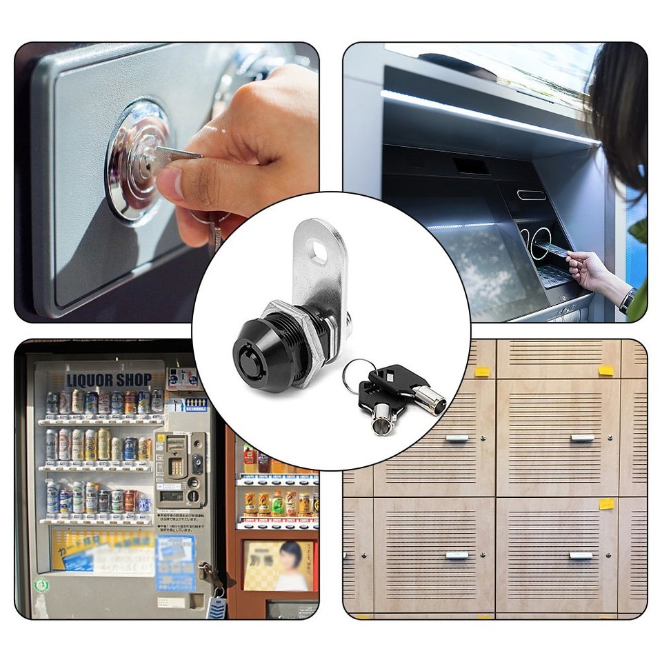 Cam Lock Furniture Lock High Quality 2 Key Pull Keyed 2 Pieces Locker ...