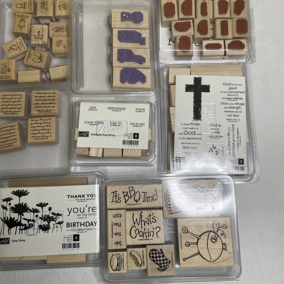 Stampin Up Stamps Sets New & Used Lot | eBay