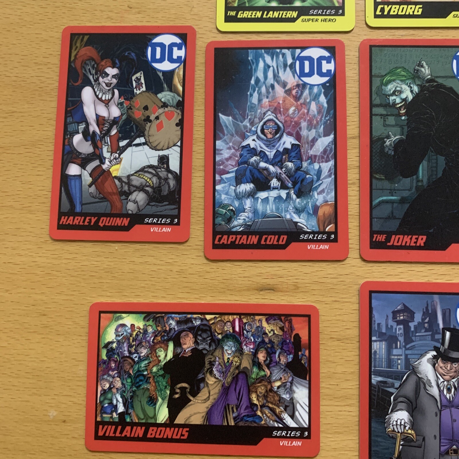 DC Comics Arcade Cards Series 3 with RARE bonus cards Complete ...