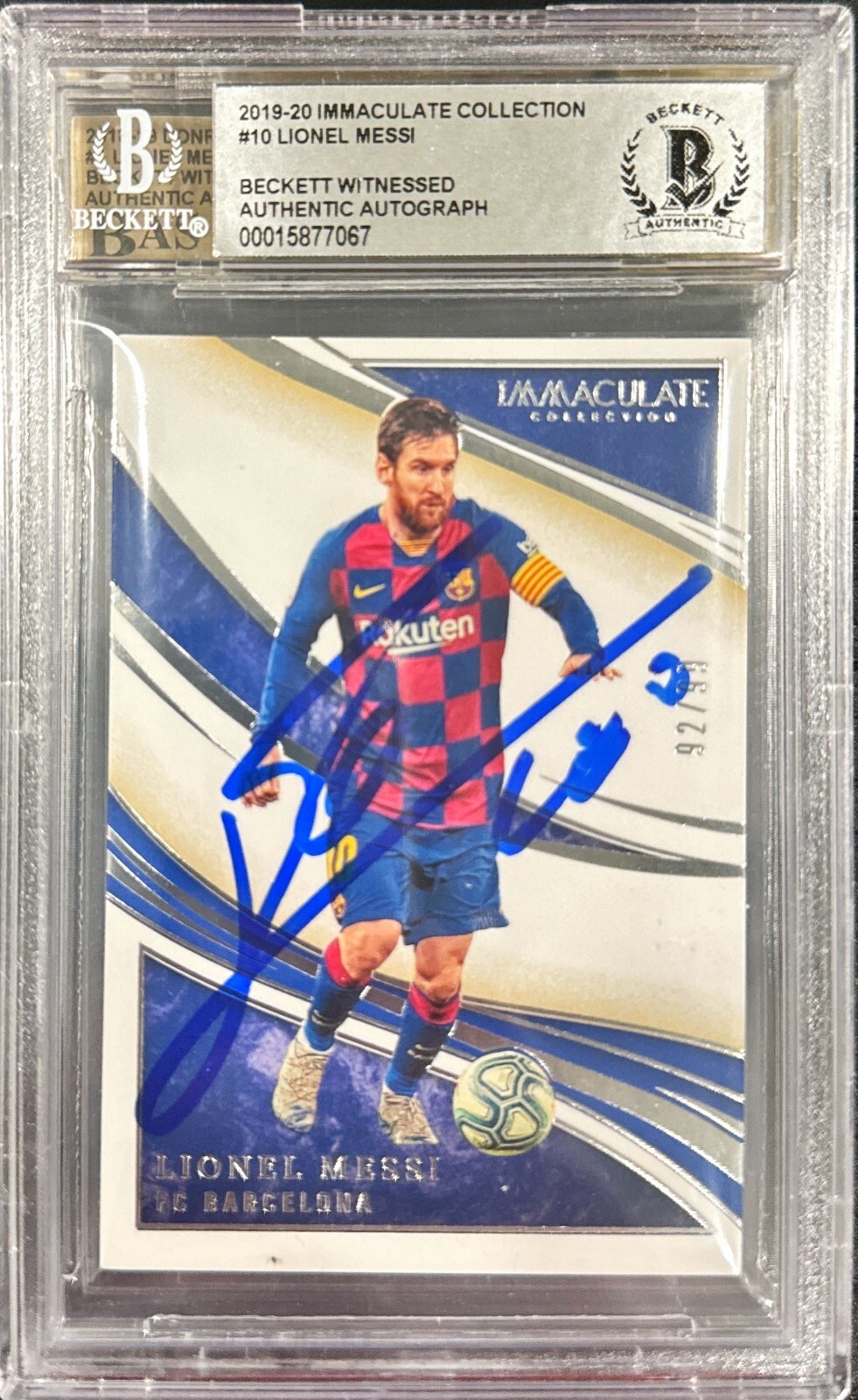 Lionel Messi Autographed Memorabilia | Signed Photo, Jersey ...