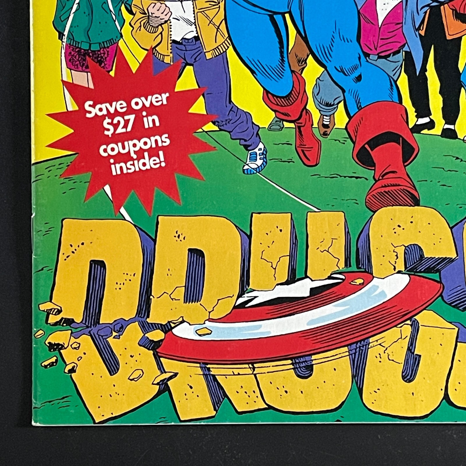 Marvel CAPTAIN AMERICA GOES TO WAR AGAINST DRUGS #1 Comic PIONEER John ...