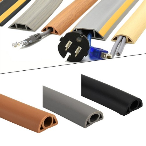 Premium 2m PVC Rubber Wire Trough Floor Cable Tray for Long Lasting ...