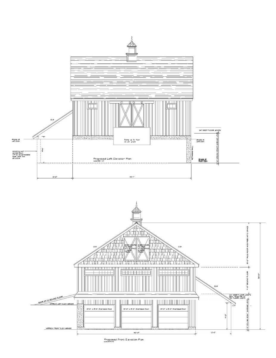 Gable Roof Barn Plans
