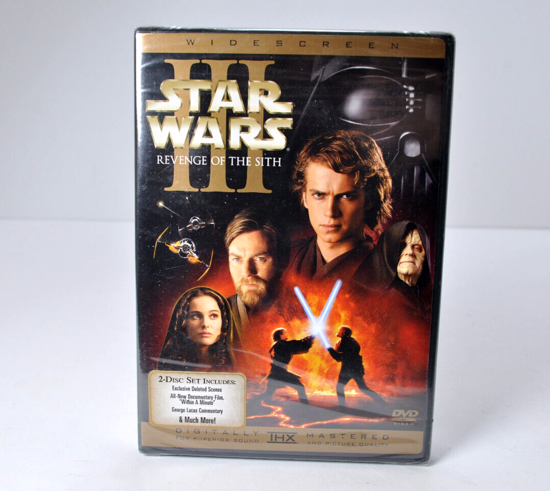 Star Wars: Episode III - Revenge of the Sith (DVD, 2005, 2-Disc Set ...