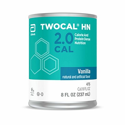 TwoCal HN Formula Vanilla, 8 Oz. Can, Ready to Use, Abbott 00729 - Case ...