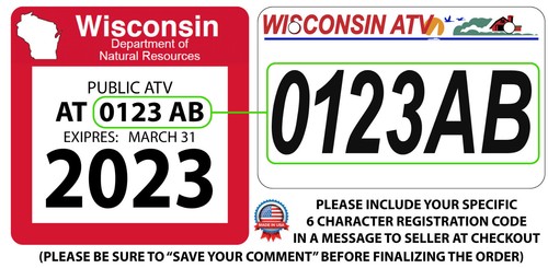 Wisconsin UTV license Plate, WI UTV **BEST PLATE ON THE MARKET!!** NOW ...