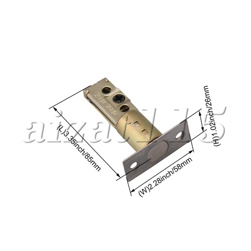 BATHROOM TOILET WC DOOR LOCK LATCH CATCH BOLT SINGLE SIDE LOCK | eBay ...