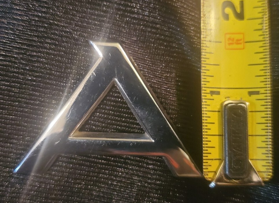 Audi A8 L Emblem Symbol Sign Badge Logo Ornament Oem Factory Letter "A ...