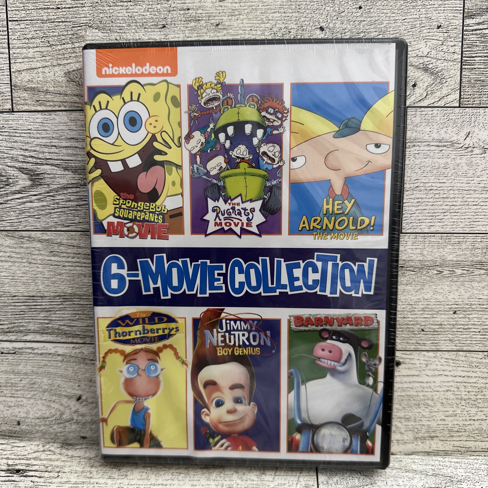 Nickelodeon 6-Movie Collection DVD Spongebob Rugrats Hey Arnold + Set ...