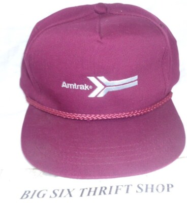 Amtrak Railroad Train Snapback Adjustable Yupoong Hat Cap Vintage | eBay