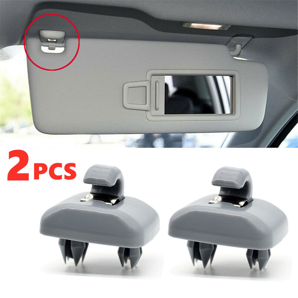 2Pcs Sun Visor Clips For Audi A4 A5 A7 Q3 Q5 B6 B7 B8 S4 S5 TT ...