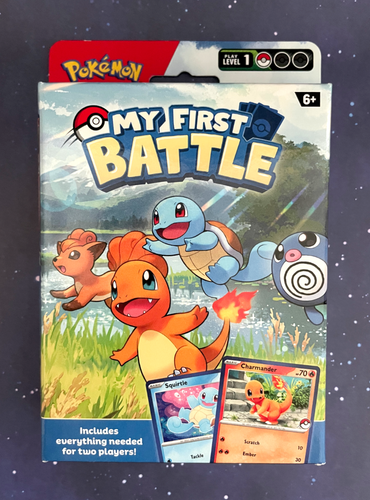 Pokemon My First Battle Two Mini Starter Decks Charmander/Squirtle Blue ...