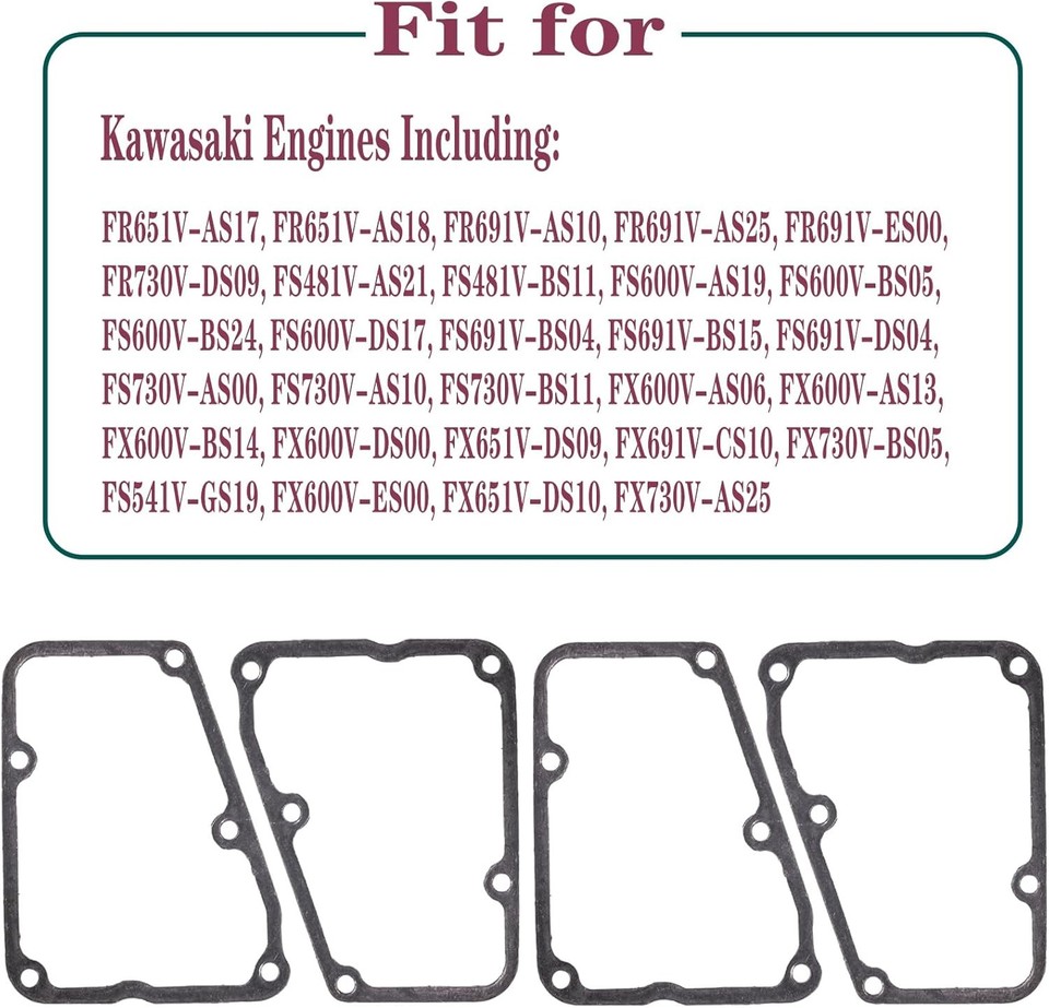 11061-1285 Rocker Case Cover Gasket for FR541 FR600 FR651 FR541V FR600V ...