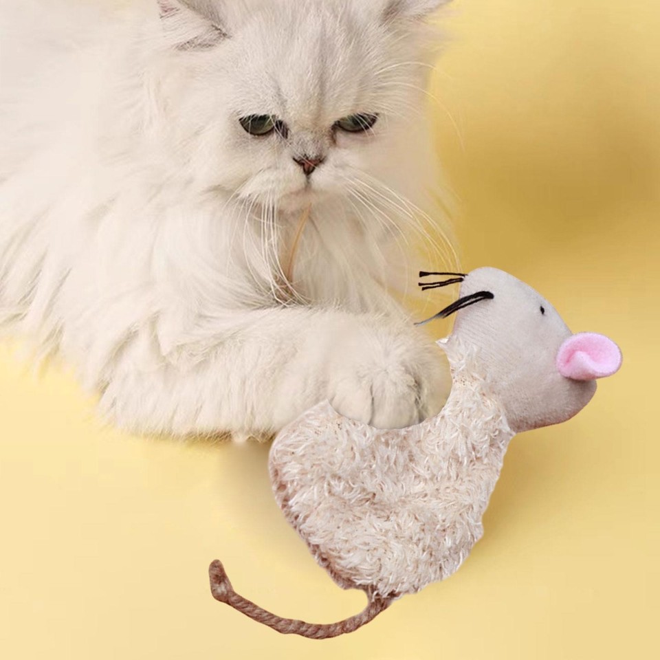 Simulation Lifelike Mice Cat Toys for Indoor Cats Small And Medium Dog ...