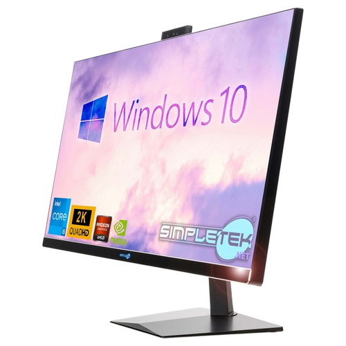 All IN One i5 27 " 2K Win 10 RAM 16GB SSD 960GB Gpu GT710 1GB PC Starr ...