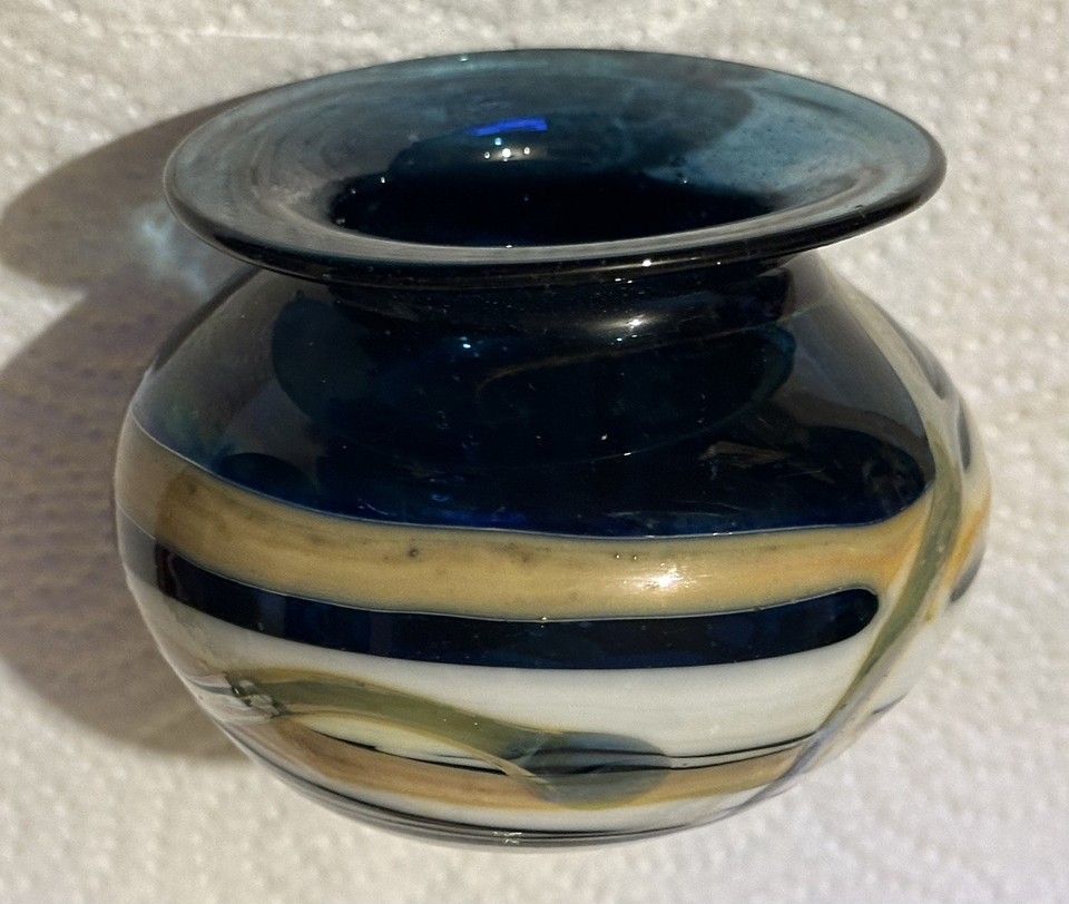 1979 Charles Bray Studio Art Glass Vase | eBay