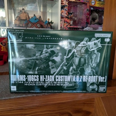Bandai HG 1/144 HI-ZACK CUSTOM (A.O.Z RE-BOOT Ver.) Plastic Model Kit ...