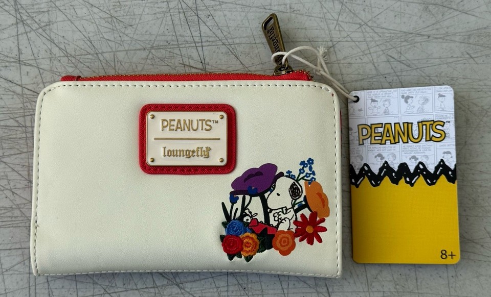 Loungefly Peanuts Floral Snoopy Wallet Clutch Wallet New with tags | eBay