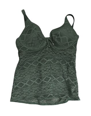 FREYA Fern Sundance Underwire Padded Tankini Swim Top, US 34D, UK 34D ...