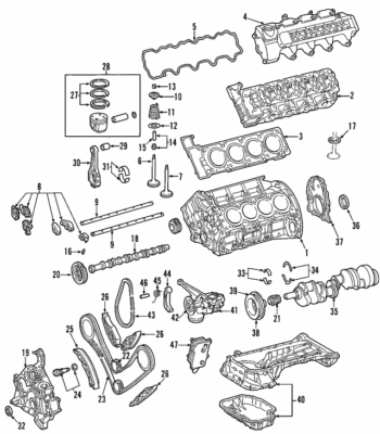 Connecting Rod (BIELA) - GENUINE Mercedes-Benz (A 113-030-00-20 ...