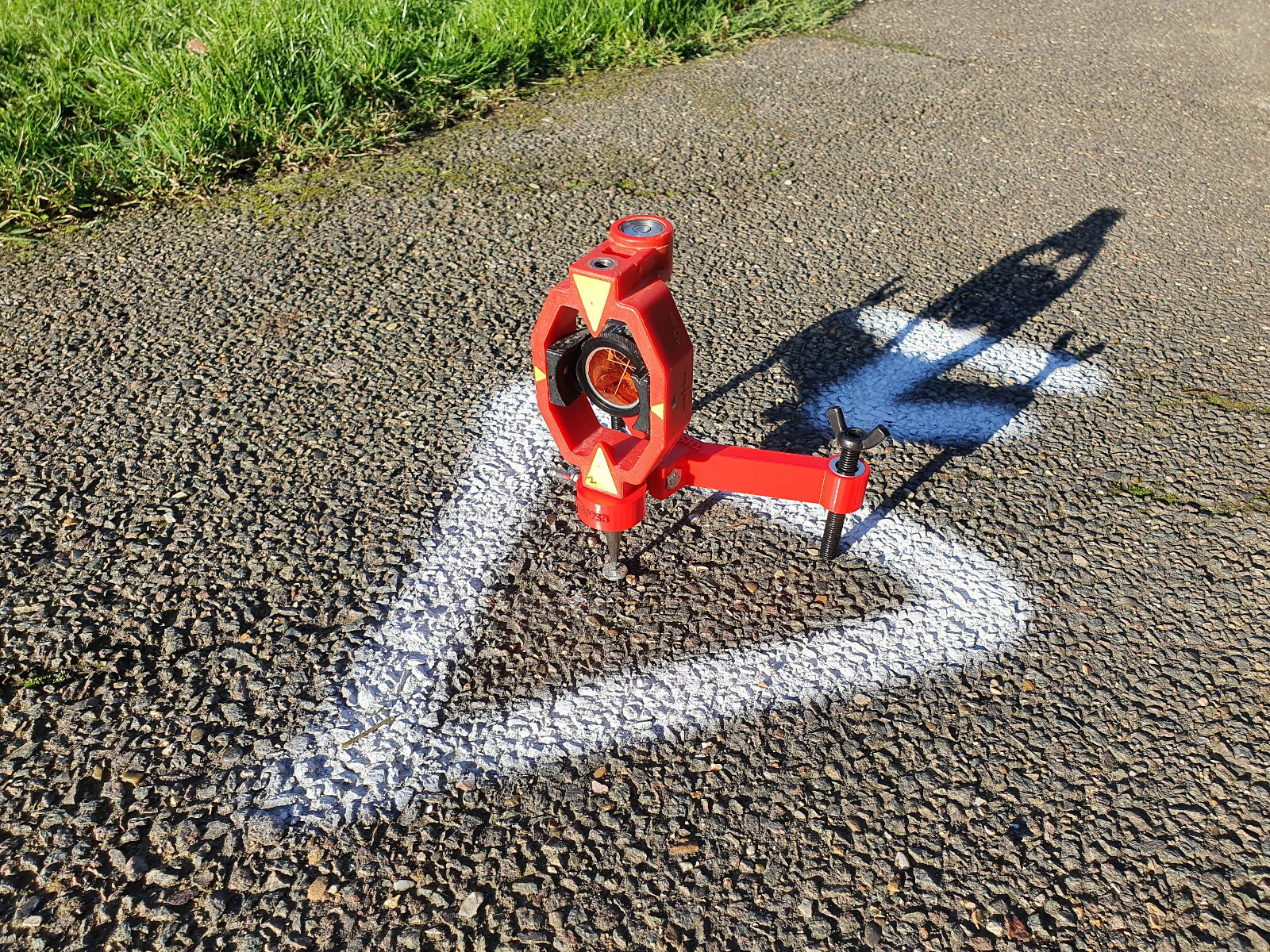 Land Surveying Mini Prism Holder + Reflective Target [Easy One-Person ...