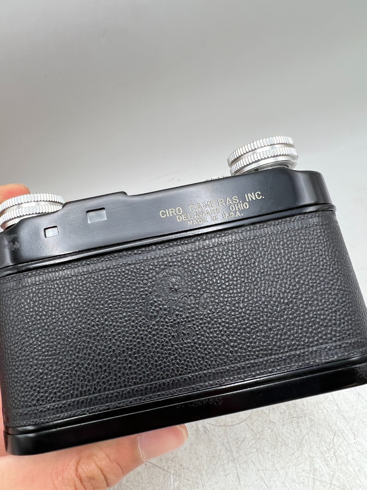 Scarce Black Graflex Ciro 35 35mm Rangefinder Film Camera w/ Wollensak ...