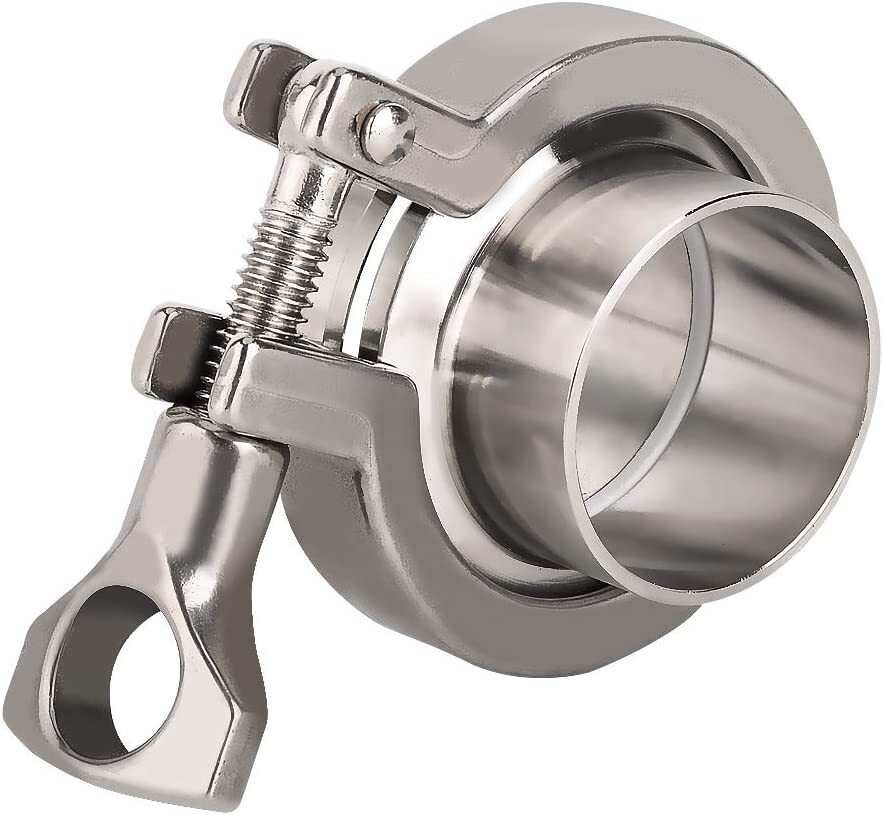 Tri Clover Clamp Dimensions ADAPTER: Tri Clamp (1/1.5") BSPm