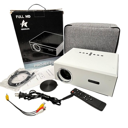 Aboolon P6 LED Projector Full HD 4K 1080p | eBay