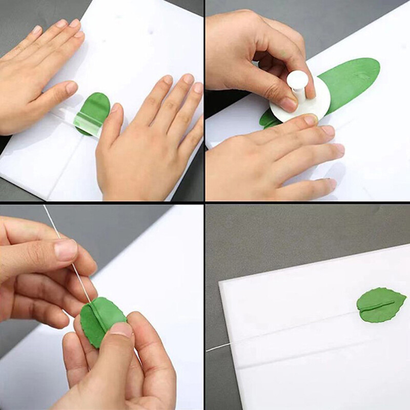 Flower Stem Shape Board Sugarcraft Tool Fondant Cake Mold Decorating ...