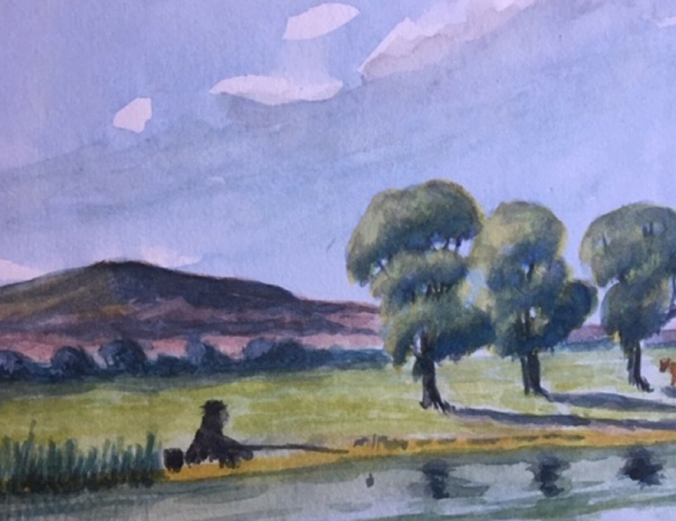 WILLIAM PUDDEFOOT WEST AUSTRALIAN WC "FISHING ON THE RIVER" 1980 | eBay ...