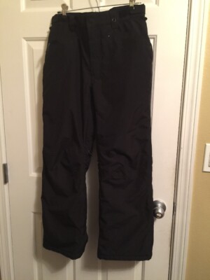 NEFF Custom Goods Braving Theelements Size L Youth Black Ski Snow Pants ...