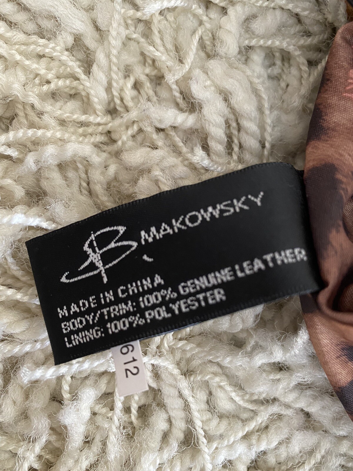 B Makowsky Camel Leather Large Purse RARE! | eBay