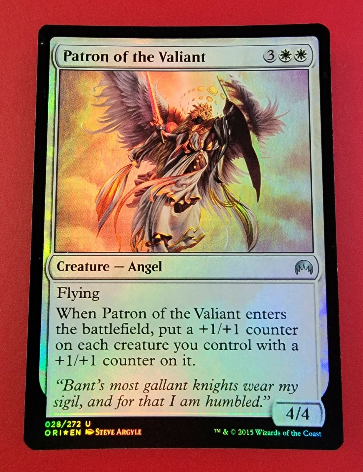 1x Patron of the Valiant | FOIL | Magic Origins | MTG Magic Cards | eBay