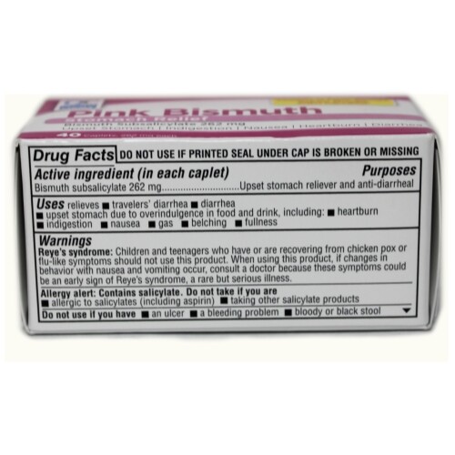 4 Pack Quality Choice Pink Bismuth Caplets 40 Count Each | eBay