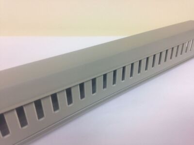 ABB 60W X 80H Grey PVC Narrow Slot Electrical Panel Trunking 2 x 1 ...