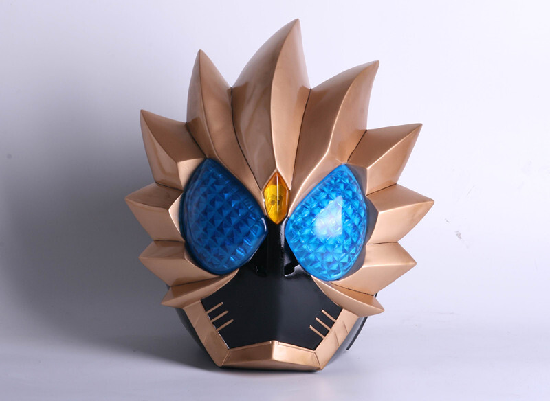 Kamen Rider OOO 1/1 Kamen Helmet Resin Wearable Led Cosplay LaTorarTar ...
