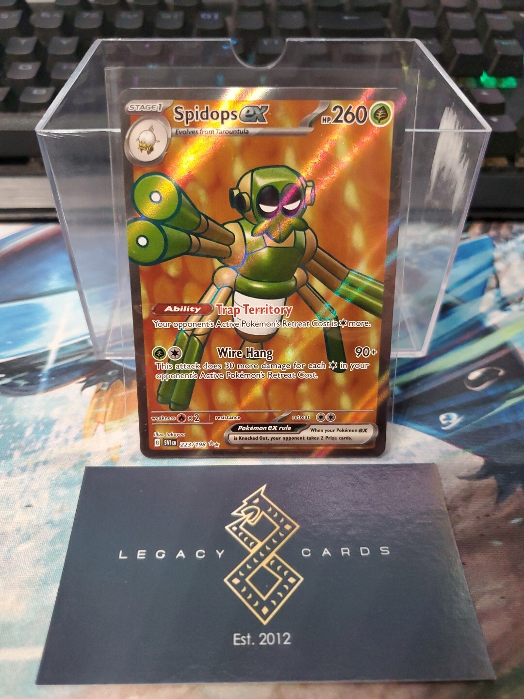 Spidops ex 223/198 - Scarlet & Violet Base Set Ultra Rare - Pokémon TCG ...