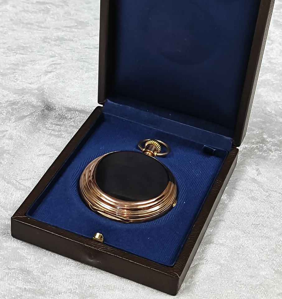BADOLLET 18K GOLD POCKET WATCH SPLIT CHRONOGRAPH WITH REAUMUR ...
