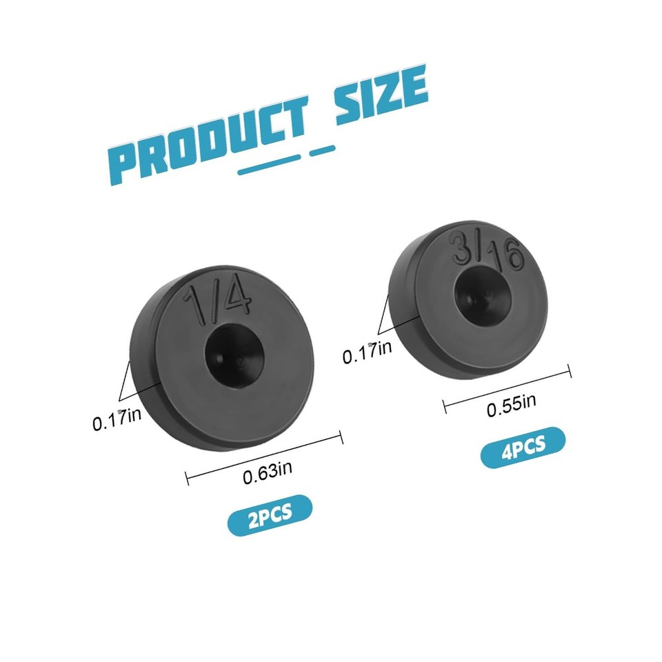 Car Double Flare Adapter, 6PCS Steel Vehicle Brake Line Flaring Tool ...