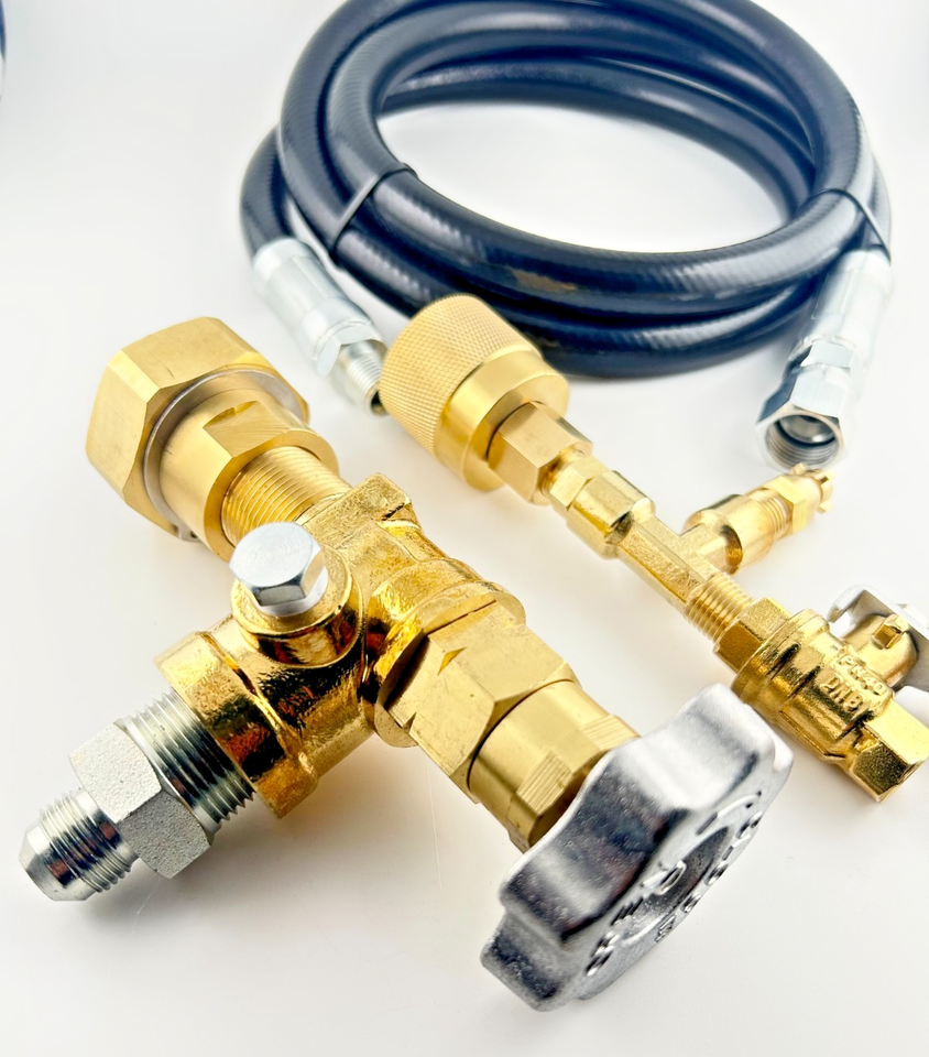 Liquid Propane Transfer Unloading Kit 7590U 7591U 1-5/8"-20 UNF to ...