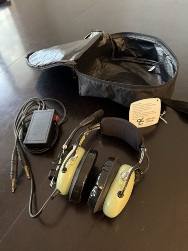 H10-13x David Clark headset ANR with New Ear Seals, Head Pad, Mic Cover ...
