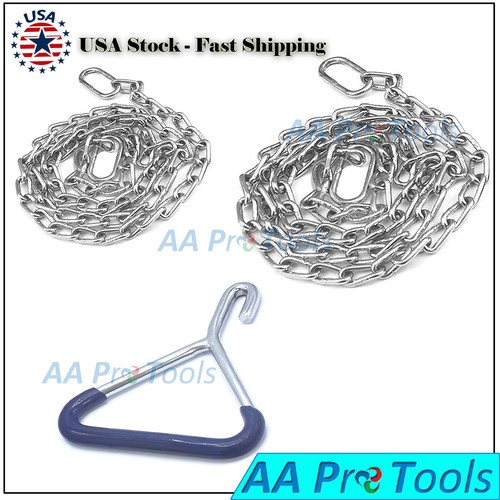 Durable Cow OB Apparatus Leg Catch Set (OB Handle & 30, 60 Inch Chain ...