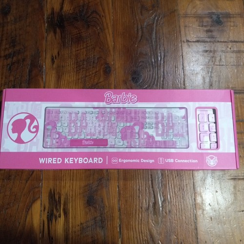 Barbie Pink Keyboard Wired USB PC New Mattel 2023 | eBay
